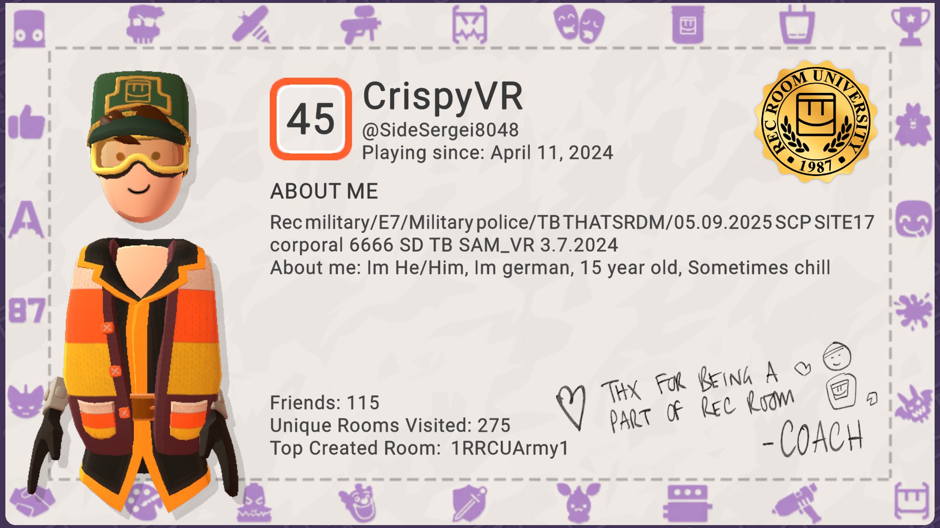 SideSergei8048's Card - RR Yearbook